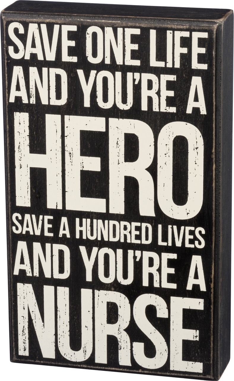 Nurse Box Sign - [Consumer]Catholic Gifts & More
