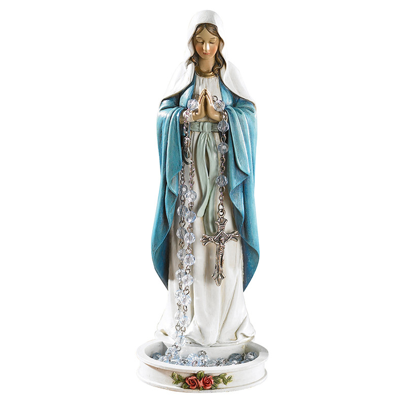 Madonna Rosary Holder & Figurine - [Consumer]Catholic Gifts & More