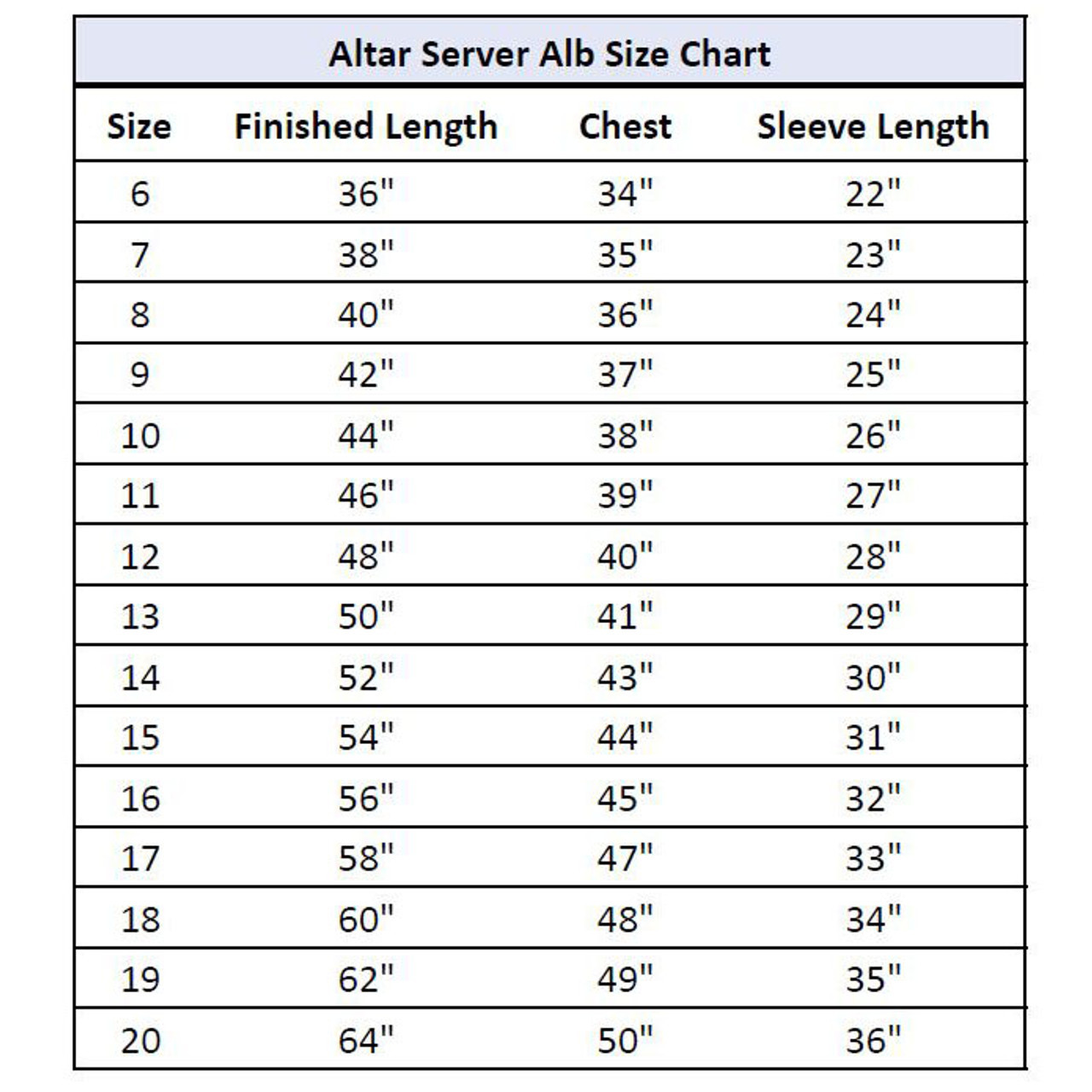 Double-Panel Front Wrap Altar Server Alb