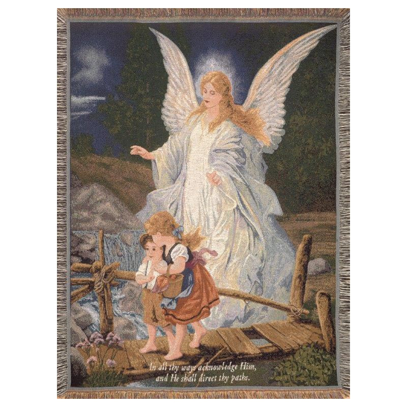 Guardian Angel Sofa Throw - [Consumer]Catholic Gifts & More