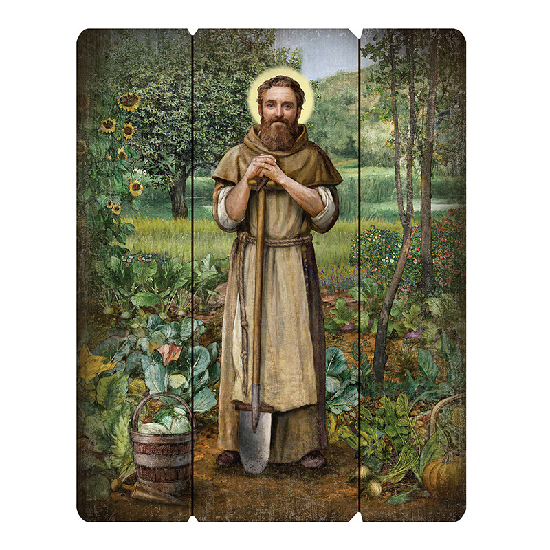 Saint Fiacre Garden Statue - Catholic Gifts and More