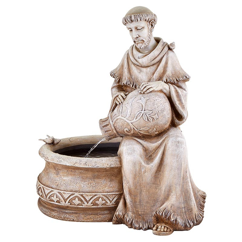 Saint Fiacre Garden Statue - Catholic Gifts and More