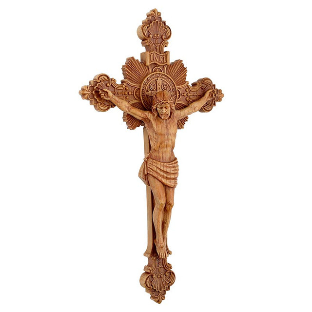 St Benedict Wall Crucifix - [Consumer]Catholic Gifts & More
