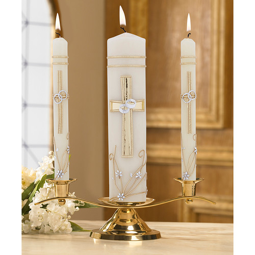 Ornate Unity Candle Set - for Catholic Weddings - [Consumer]Catholic ...