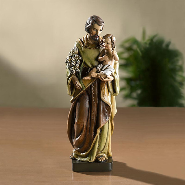 St. Joseph with Jesus - Catholic Statue - [Consumer]Catholic Gifts & More