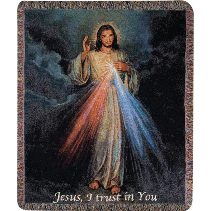 The Divine Mercy Sofa Throw - [Consumer]Catholic Gifts & More