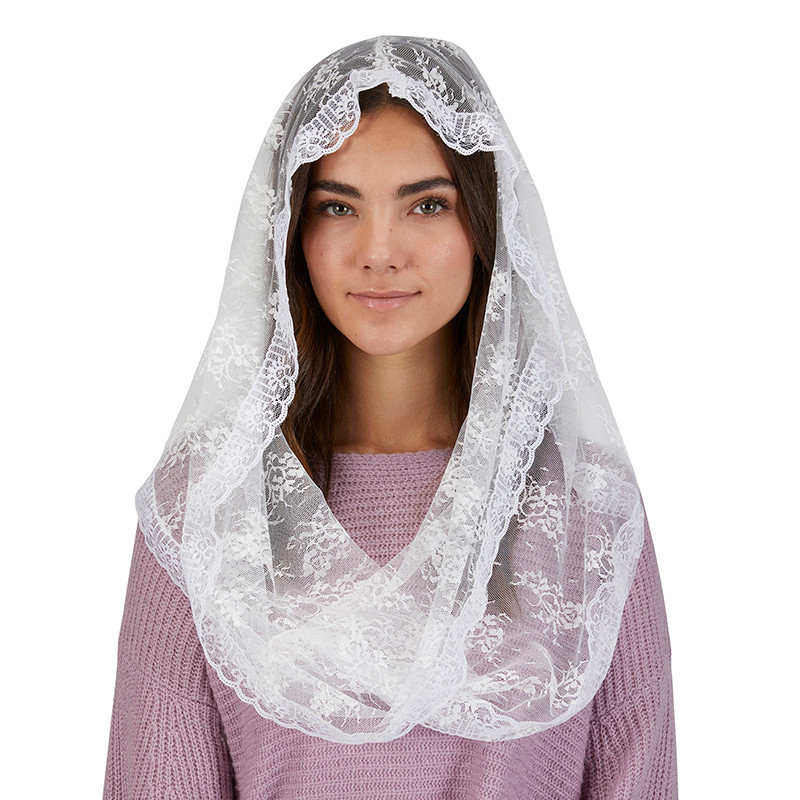 Infinity Chapel Veils - White - 2/pk - [Consumer]Catholic Gifts & More