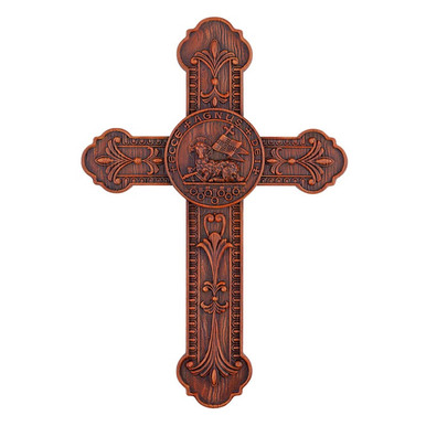 Agnus Dei - Lamb of God Wall Cross - [Consumer]Catholic Gifts & More