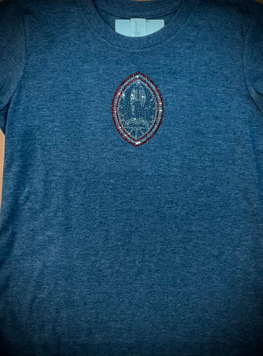 SJSW Girls Very Important Tee Crest Bling - Educational Outfitters - Tampa