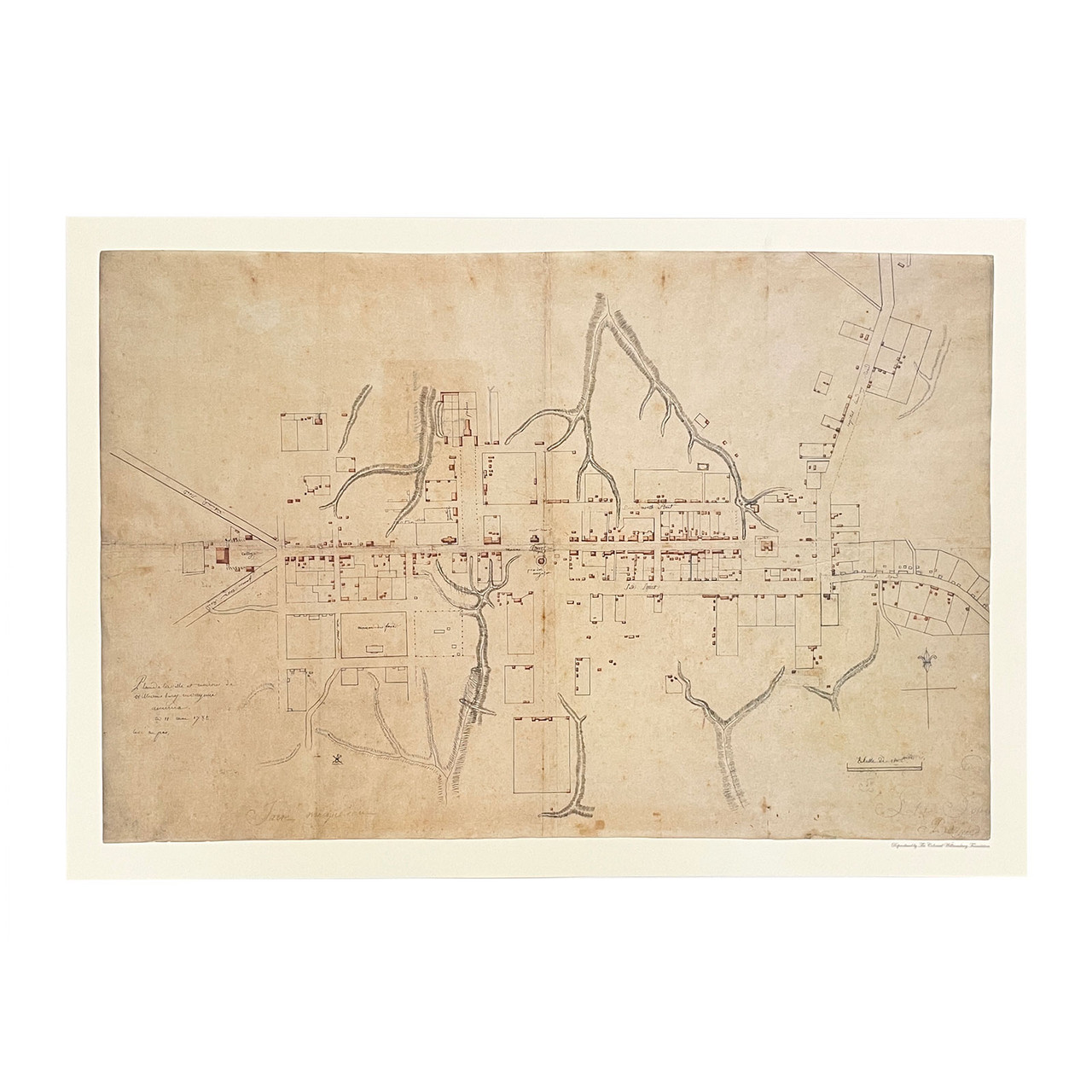 "The Frenchman's Map" Reproduction Print