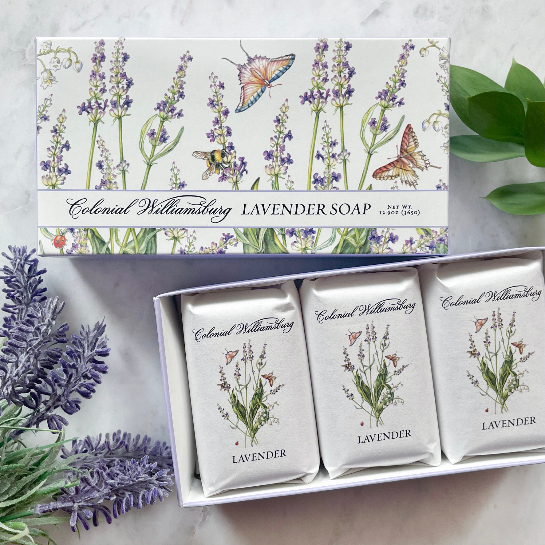 Colonial Williamsburg Lavender Soap Set