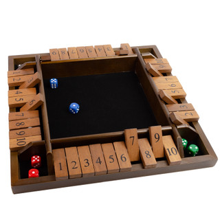 Shut the Box Four Player Game