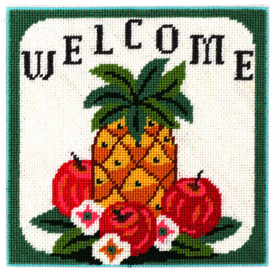Welcome Pineapple Needlepoint Kit
