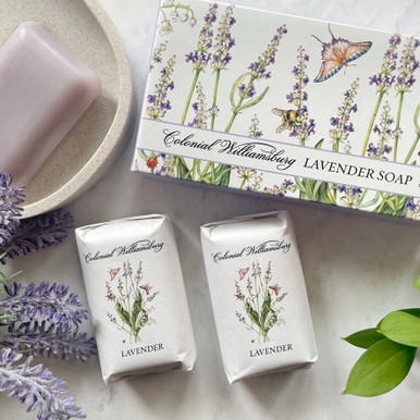 Colonial Williamsburg Lavender Soap Set