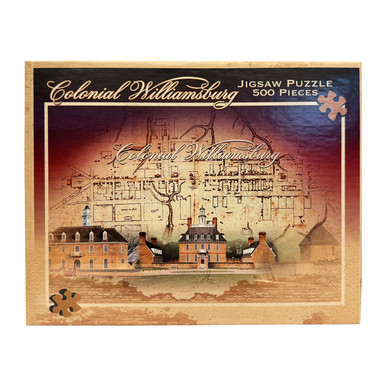 Colonial Williamsburg Frenchman's Map 500 Piece Puzzle
