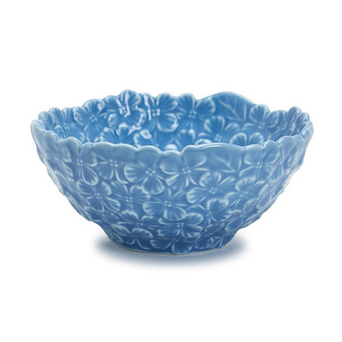 Blue Hydrangea Tidbit Bowls Set