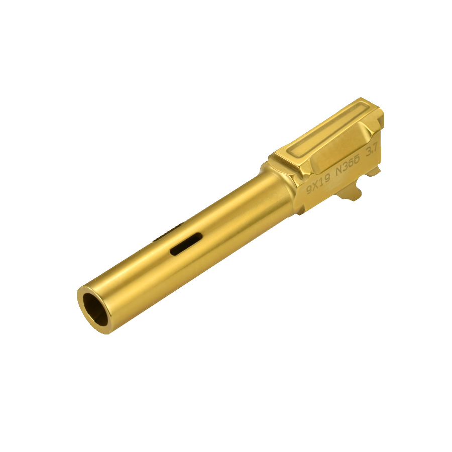 P365-XL/XMacro 3.7" 9mm C Port Barrel, Gold, LVL1.5 - NORSSO