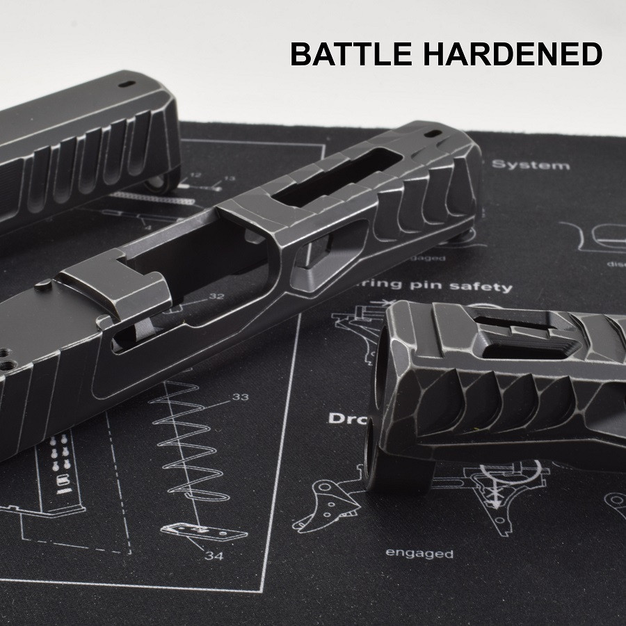 Battle Hardened Service for Black DLC Slides - NORSSO