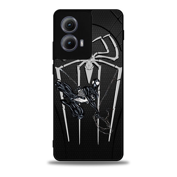 black spiderman logo Motorola Moto Edge 5G 2024/ Moto Edge 5G 2025 Case