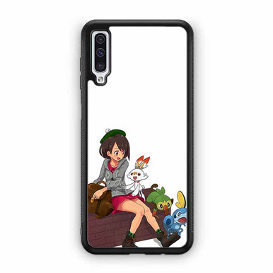 Pokemon Sword and Shield Scorbunny Grookey Sobble Samsung Galaxy A50 Case
