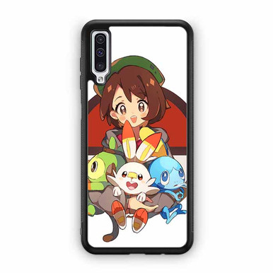 Scorbunny Grookey Sobble Pokemon Sword and Shield Samsung Galaxy A50 Case