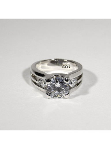 R.S. Covenant® Round Cut Cubic Zirconia Ring