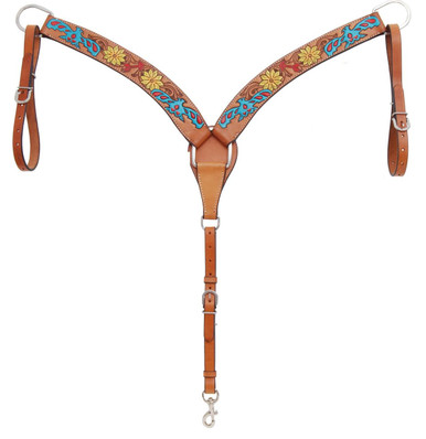 Rafter T® Breastcollar with Sunflower, Thunder Bird, Arrow & Floral ...