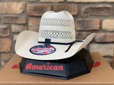 American Hat Co® 6700 Minnick, 2C Black, 4.25" Brim Straw Hat