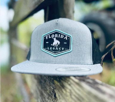 Florida Legacy® Grey/Black Marsh Tacky Patch Cap