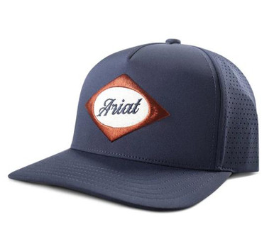 Ariat® Navy Diamond Ariat Patch Cap