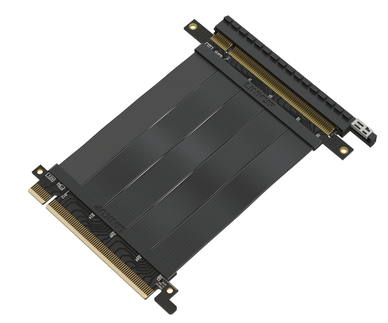 LINKUP PCIE 3.0 16x Shielded Twin-axial Riser Cable Premium PCI Express ...