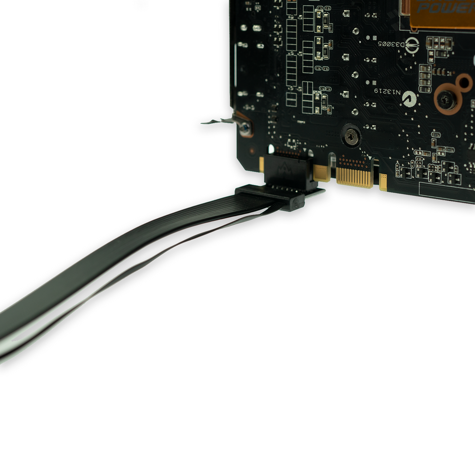 LINKUP Z-Shaped Flexible SLI Bridge GPU Cable Extreme High-Speed Twin ...