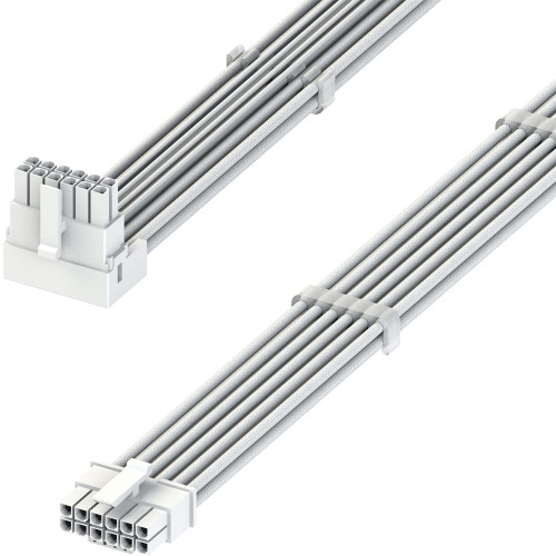 LINKUP - AVA Left Angle 600W PCIE 5.0 12VHPWR (16Pin/12+4) 16AWG ...