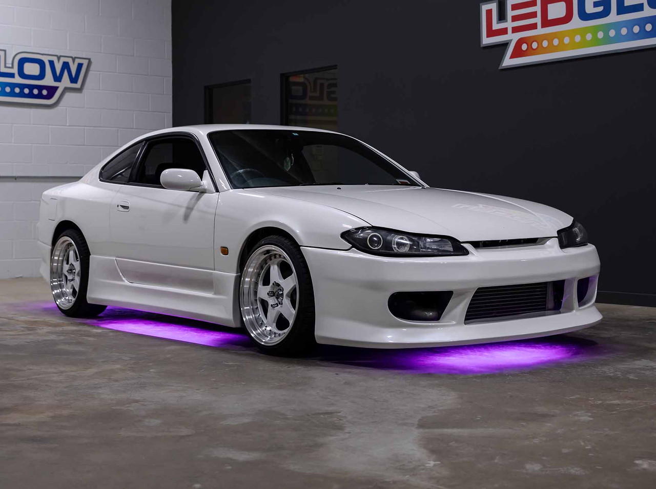 neon lights under car