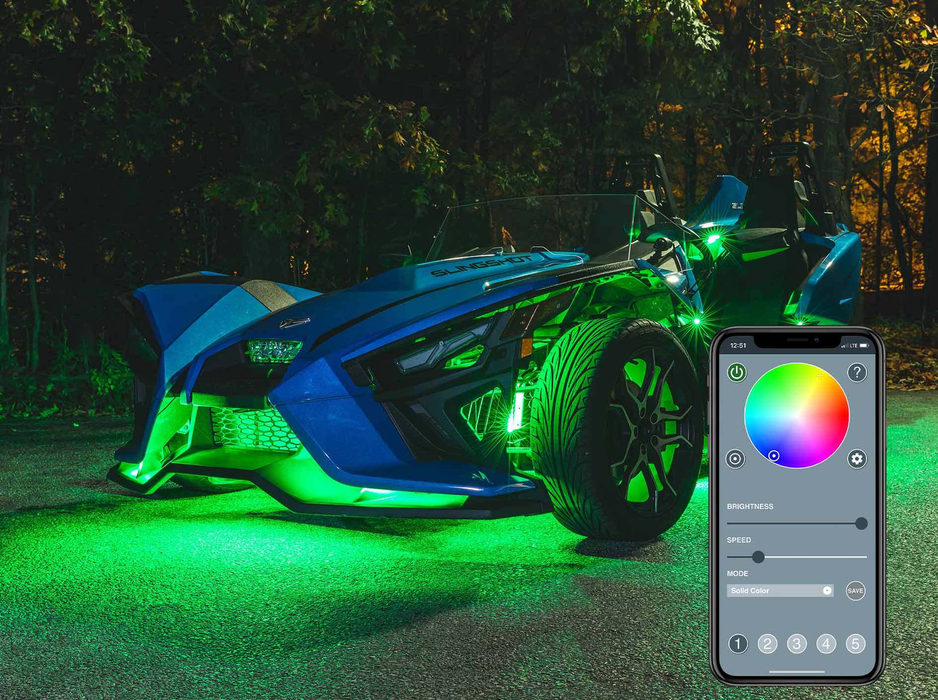 LEDGlow | Multi Color LED Lights For Motorcycles