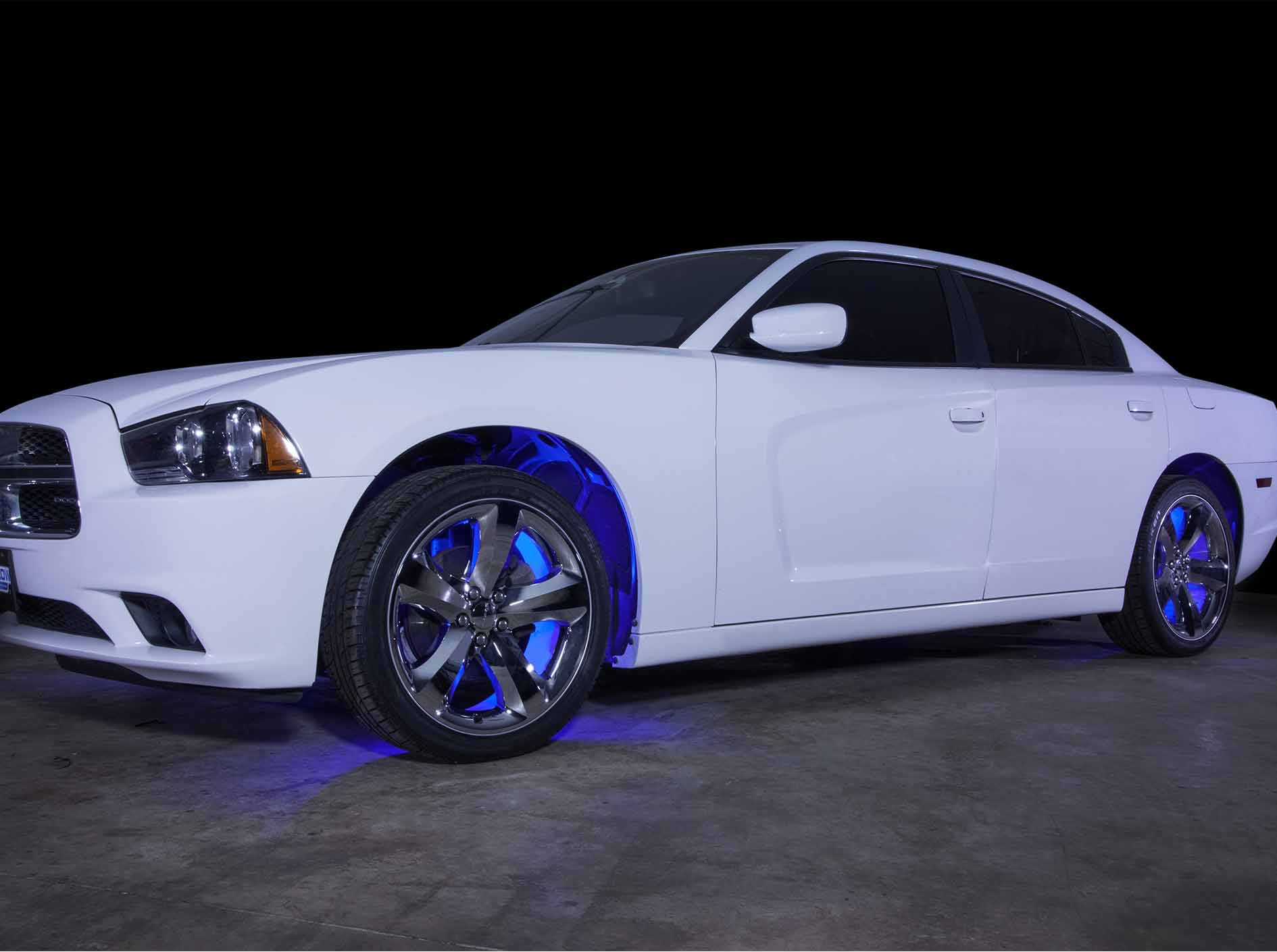 LEDGlow | Blue Wheel Well Lights for Cars and Trucks