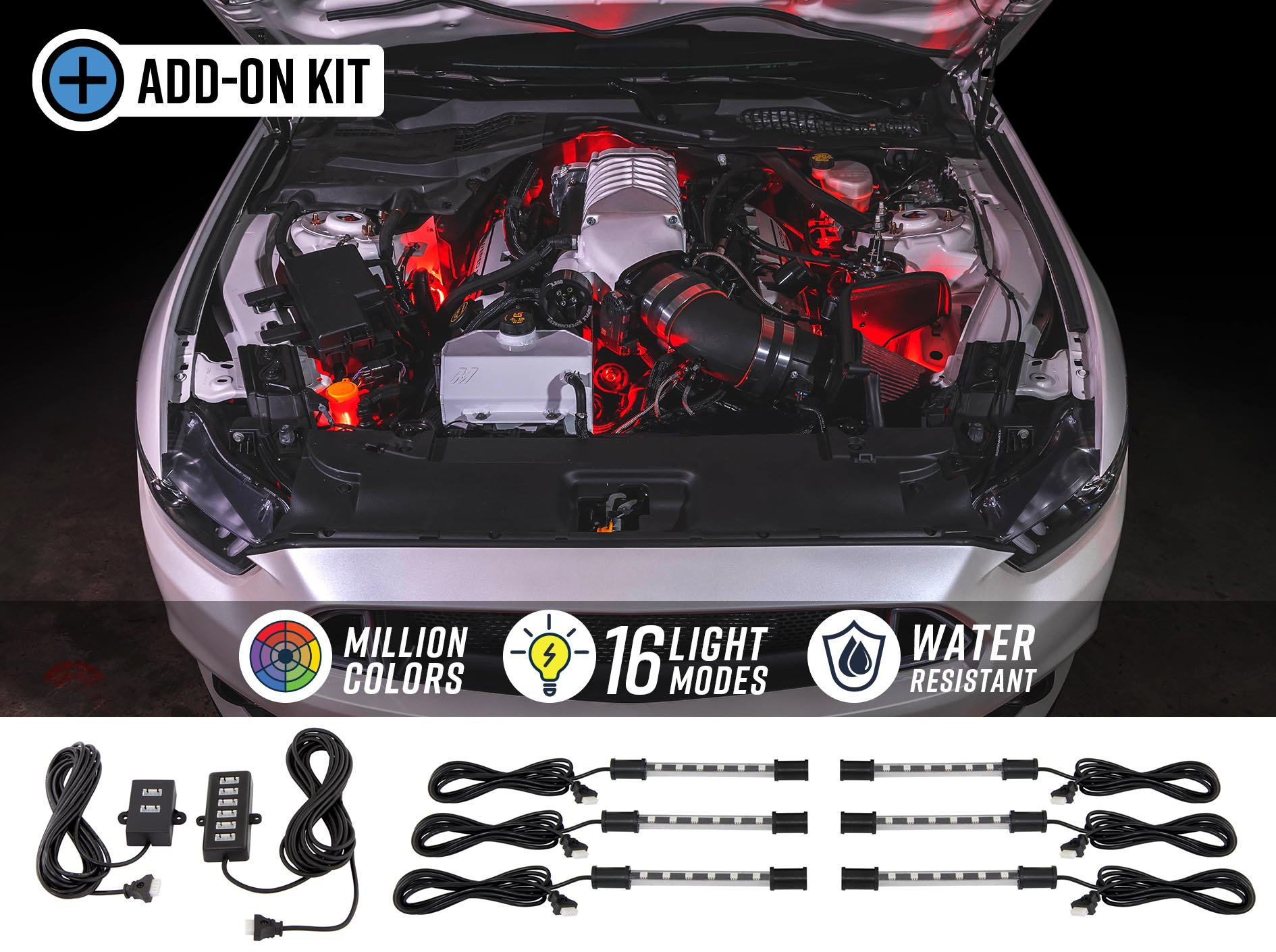LEDGlow | Engine Bay Lights Add-On Kit