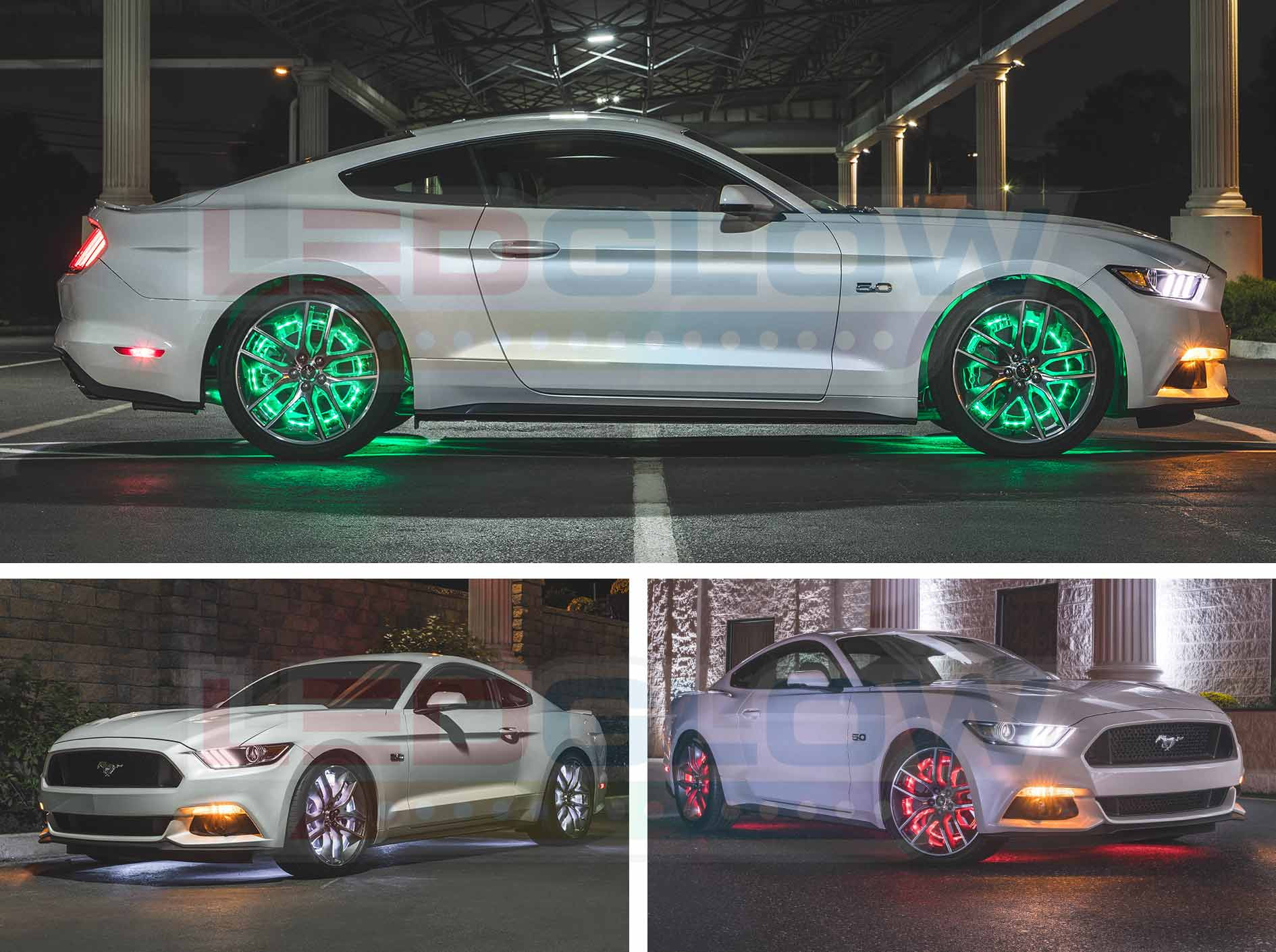 LEDGlow | Million Color LED Wheel Ring Lights for Cars and Trucks