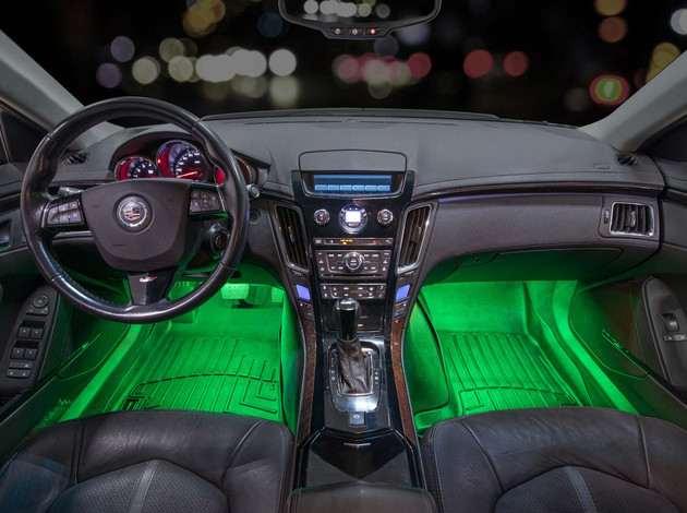 LEDGlow | 4pc 7 Color LED Interior Lighting Kit