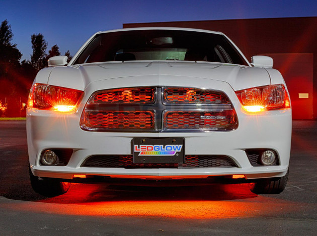 LEDGlow | Orange LED Grille Lighting Kit