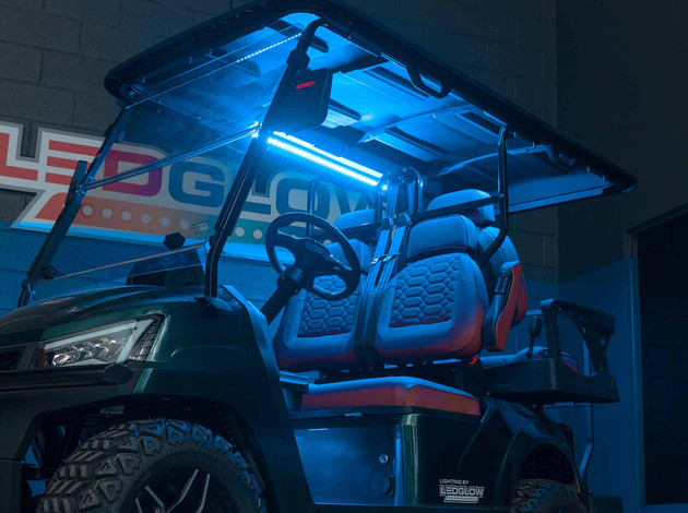 LEDGlow | 4PC Million Color LED Golf Cart Canopy & Interior Add-On ...