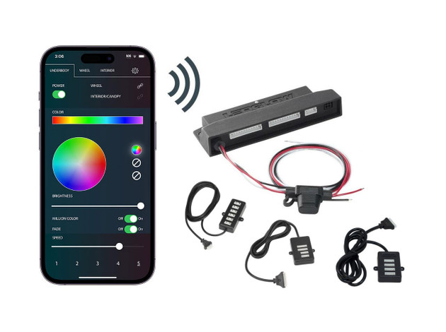 LEDGlow | Bluetooth Control Box for Million Color LED Golf Cart Lights