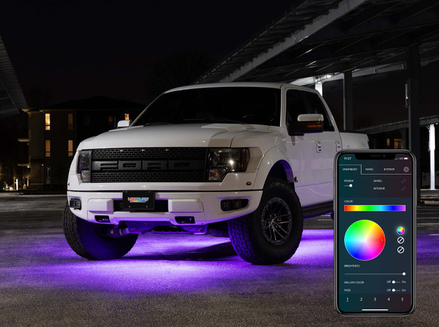 LEDGlow | Million Color Flexible Bluetooth Truck Underglow