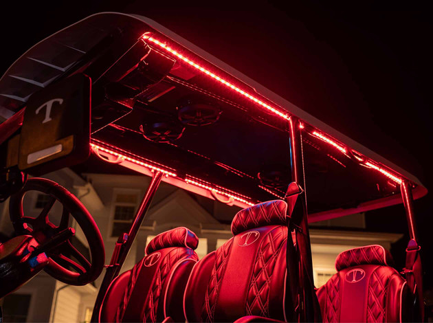 LEDGlow | Bluetooth Million Color 6-Seater Golf Cart Add-On Canopy Lights