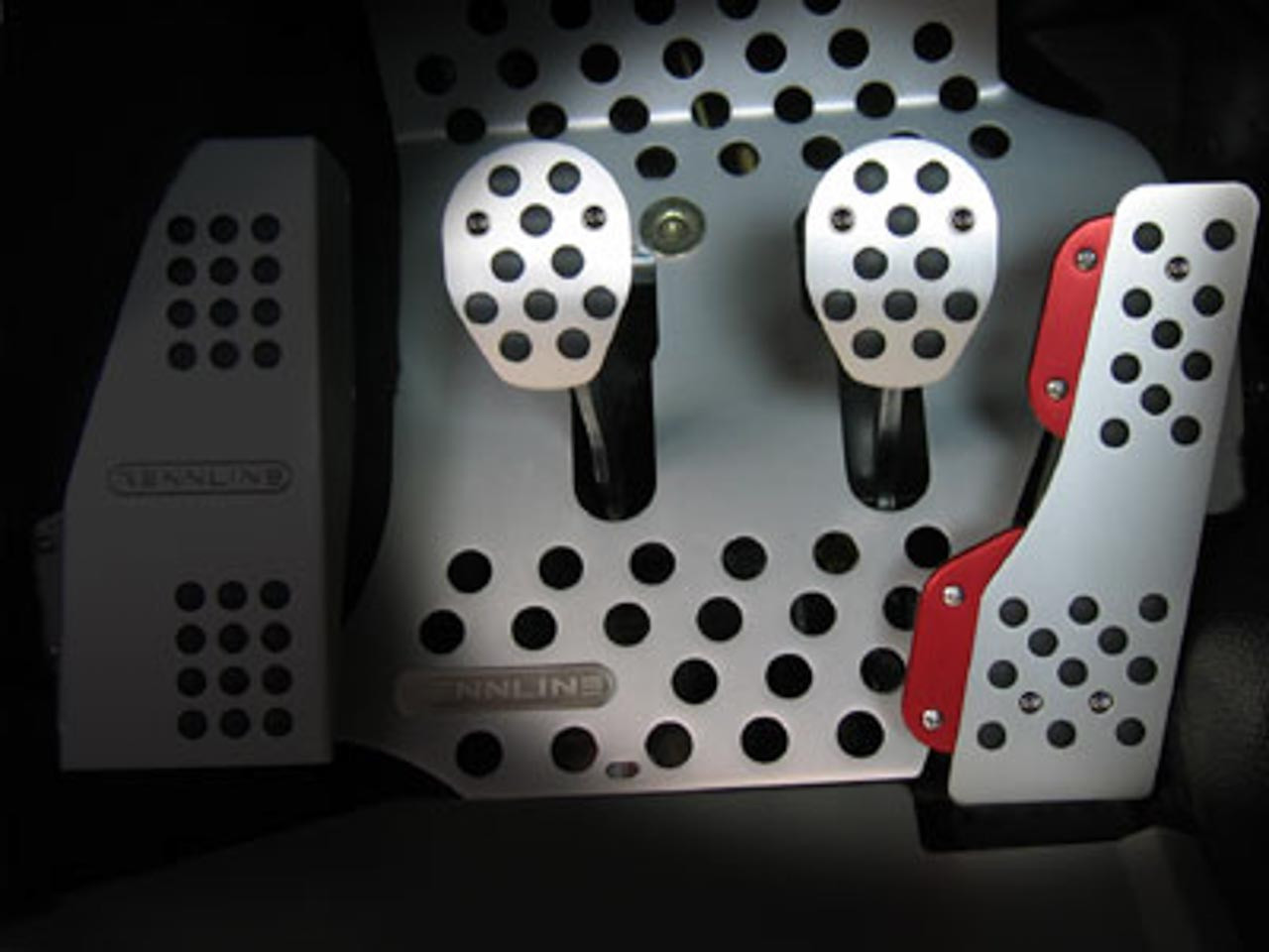 Porsche (996/997/Boxster/Cayman) Pedal Set - 4 Piece - Rubber Grip