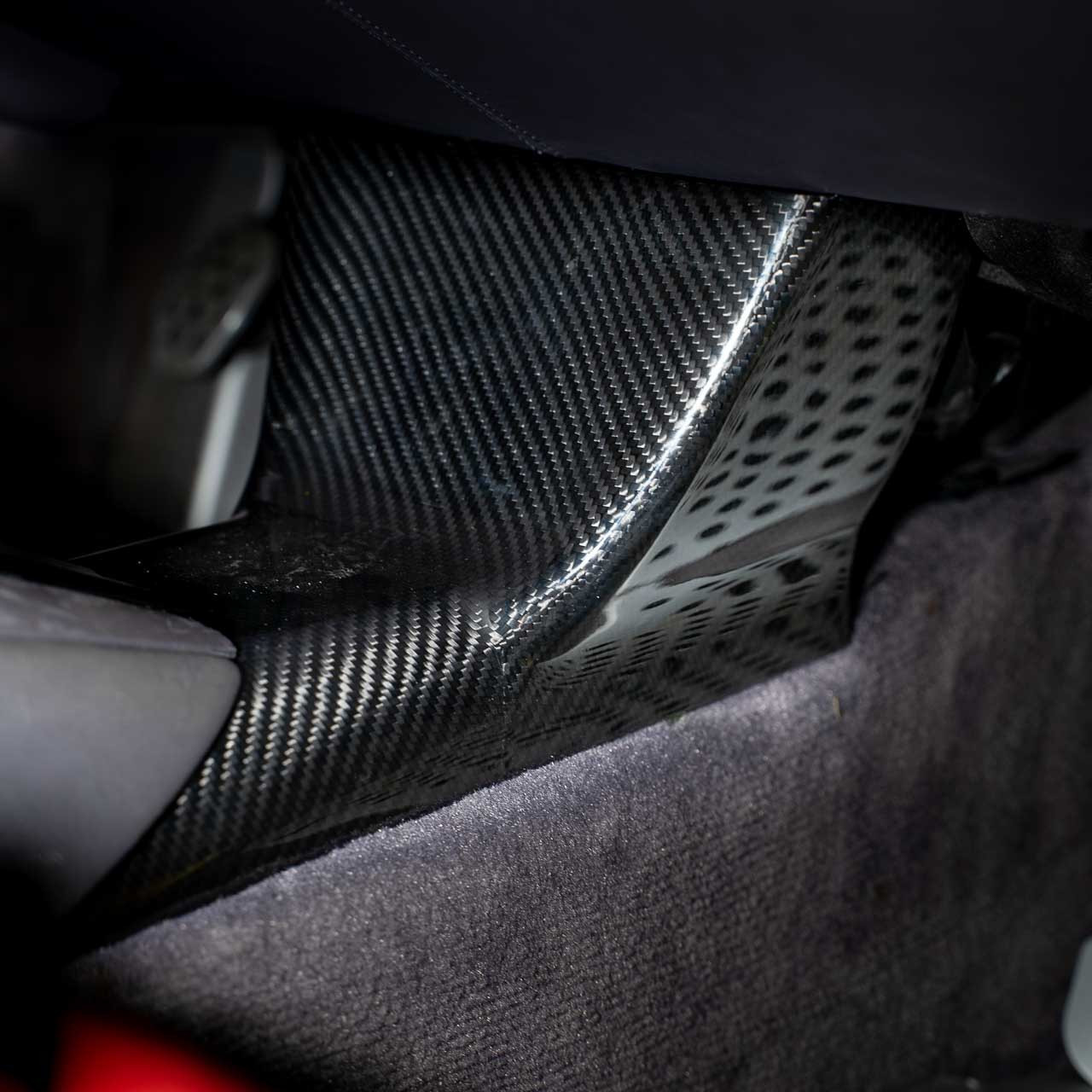 GT3 Style Carbon Fiber Center Console Delete - SKU# I110 - Rennline