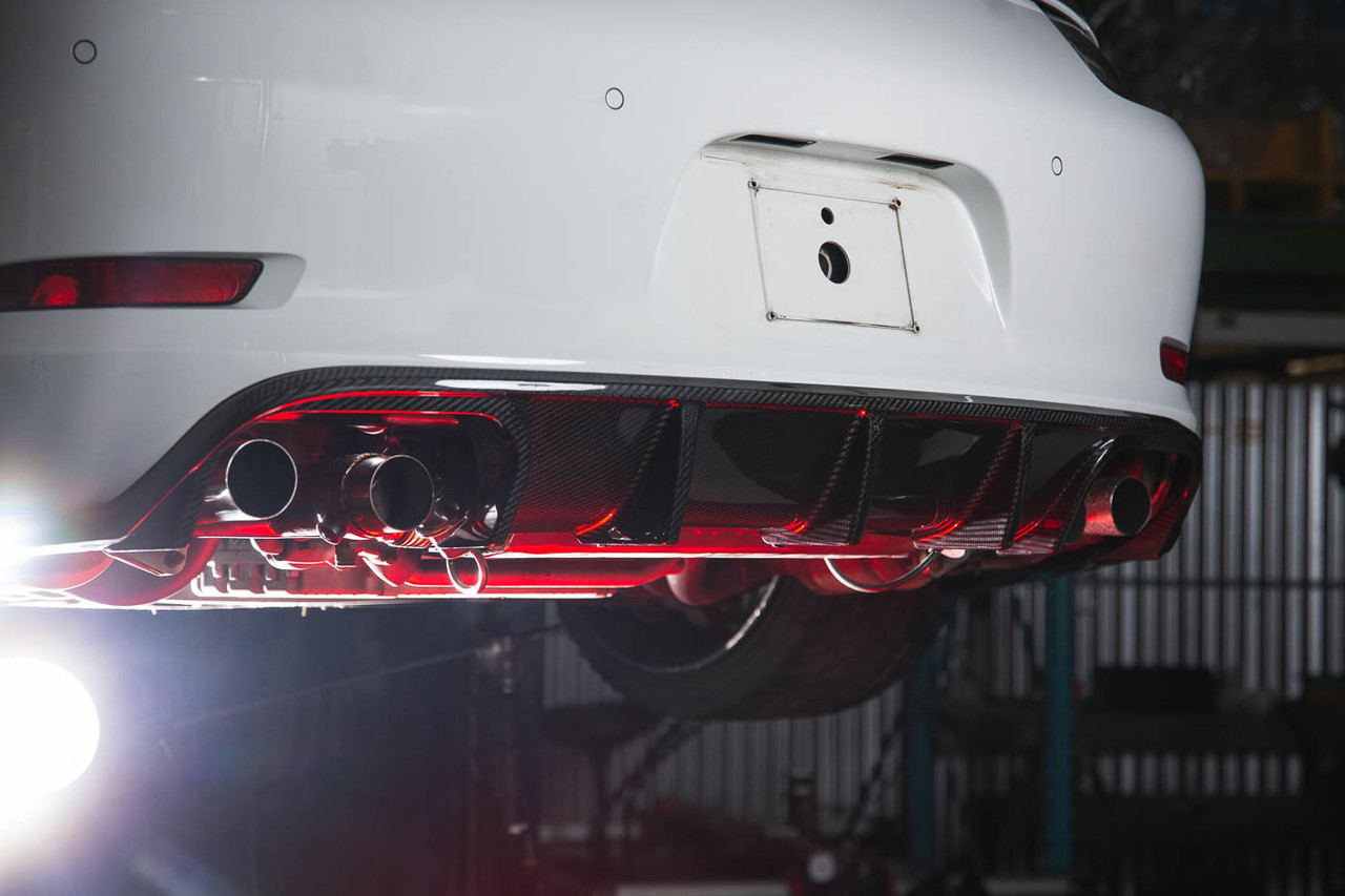 991.1 Carbon Fiber Rear Diffuser - Rennline