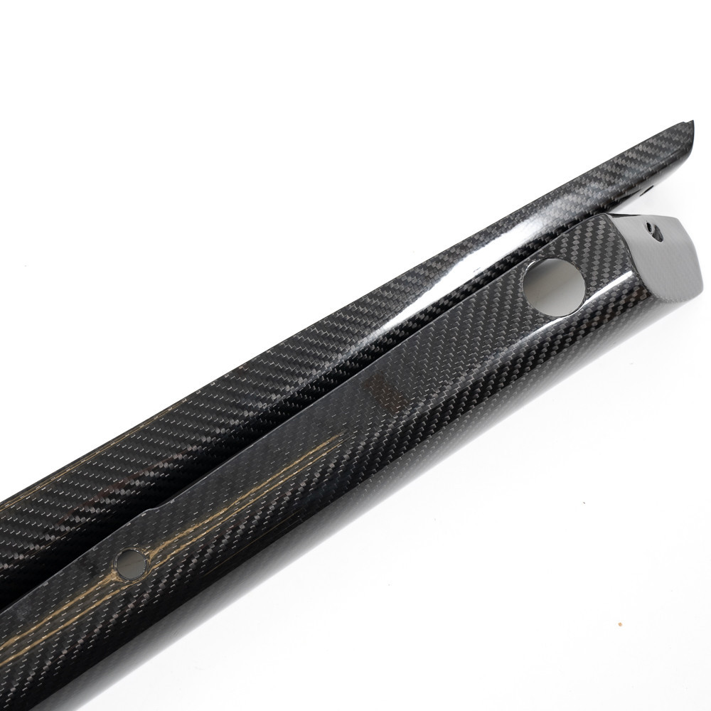 Rennline Front Carbon Fiber Garnish Rails - SKU# I137