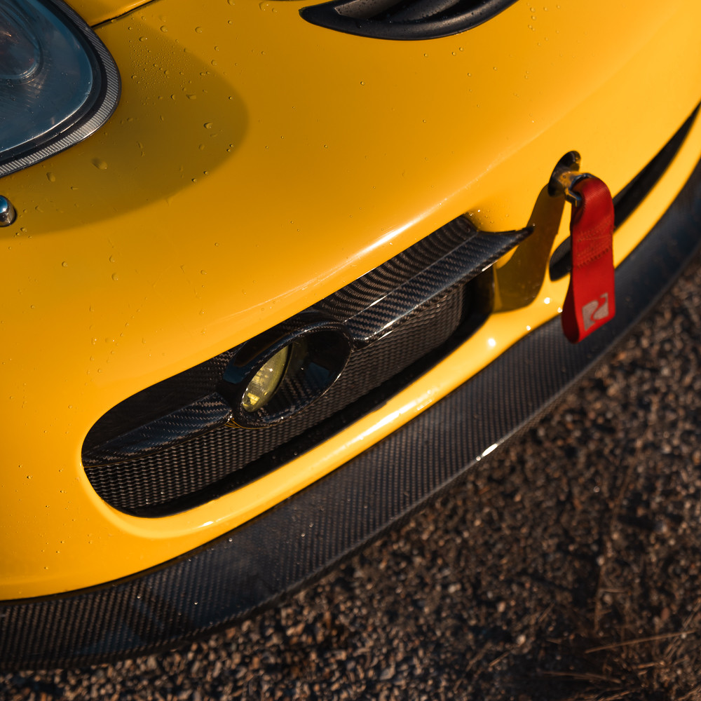 Rennline Carbon Fiber Fog Light Bezels - SKU# E408