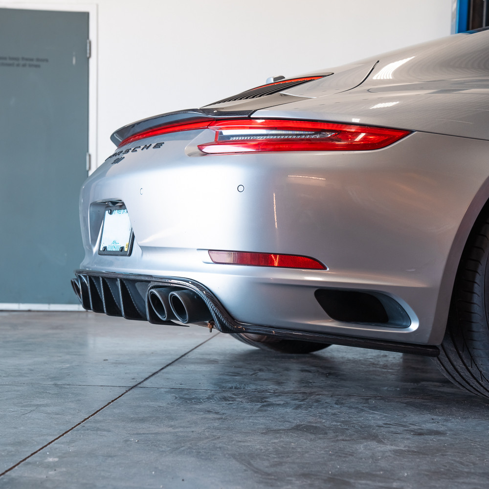 Rennline Carbon Fiber Dual Exit Diffuser - SKU# E377